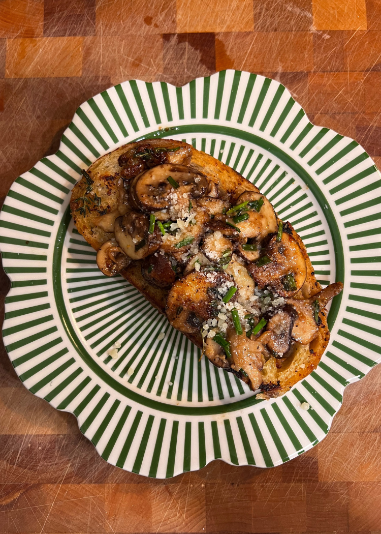Mexican Gothic: Mushroom & Marsala Wine Toast – Wine, Dine and Read